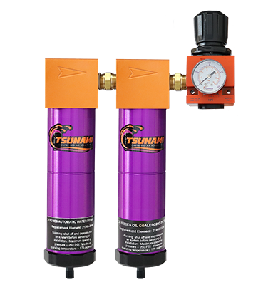 2-Stage Filter Package With Regulator | Tsunami